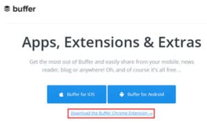 Buffer Extension: Schedule Posts on Different Social Accounts