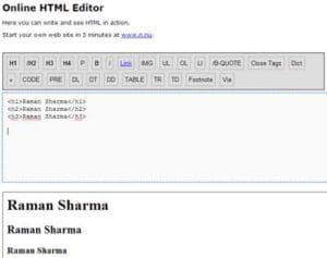 Top 4 Free Real Time HTML Editors Online With Preview
