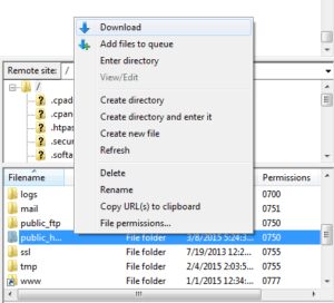 How to Download Your Website Files into PC Using FileZilla