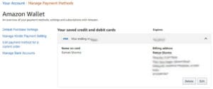 How to Delete Your Credit / Debit Card Details From Amazon
