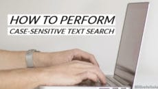 How to Perform Case-Sensitive Text Search in Word, PDF & Web Page