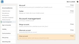 How to Temporarily Deactivate or Permanently Close Your LinkedIn Account?