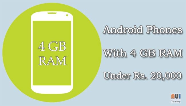 The Best Android Phones with 4GB RAM Under Rs 10000 [2021]